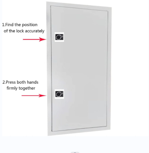 Metal Access Panel Doors 14 x 29 inch with Push Catch Lock – CHANMEL